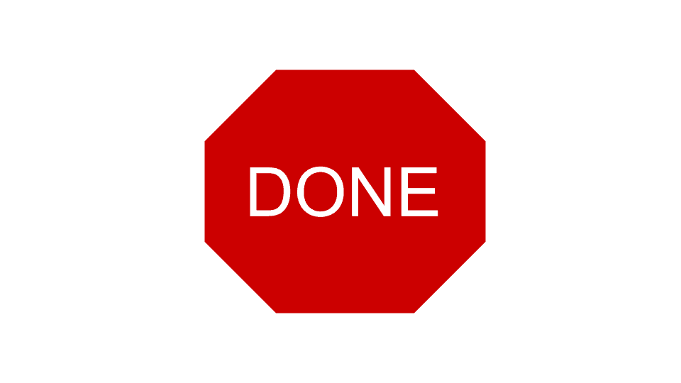 Definition of Done